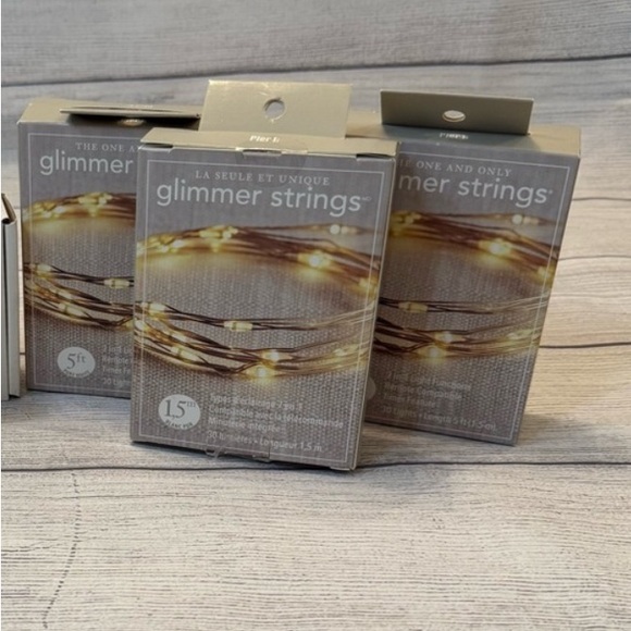 Pier 1 | Party Supplies | Glimmer Strings Candlelight Glow Twinkle ...
